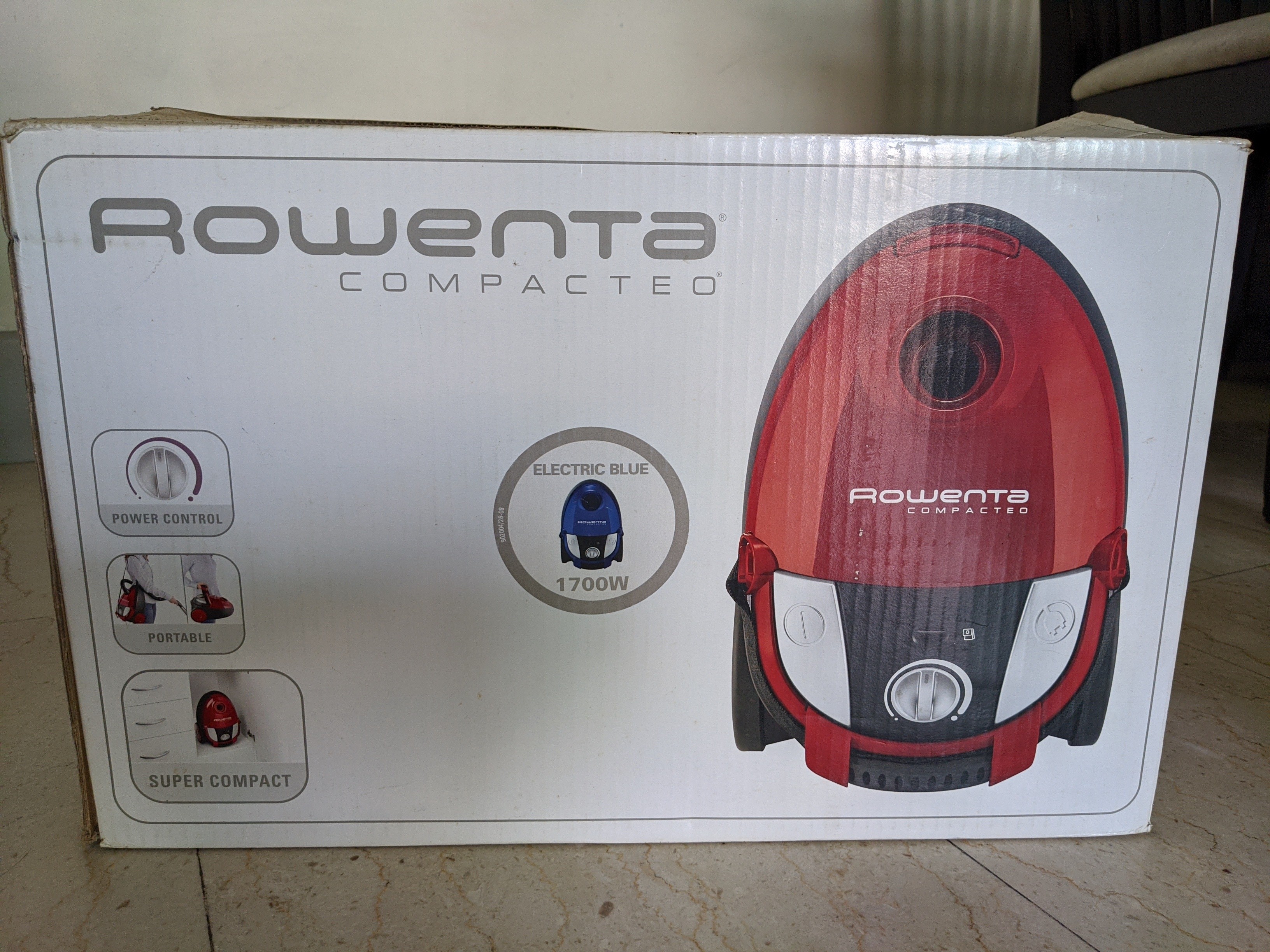 Rowenta Compacteo - Electric Blue color, TV & Home Appliances, Vacuum ...