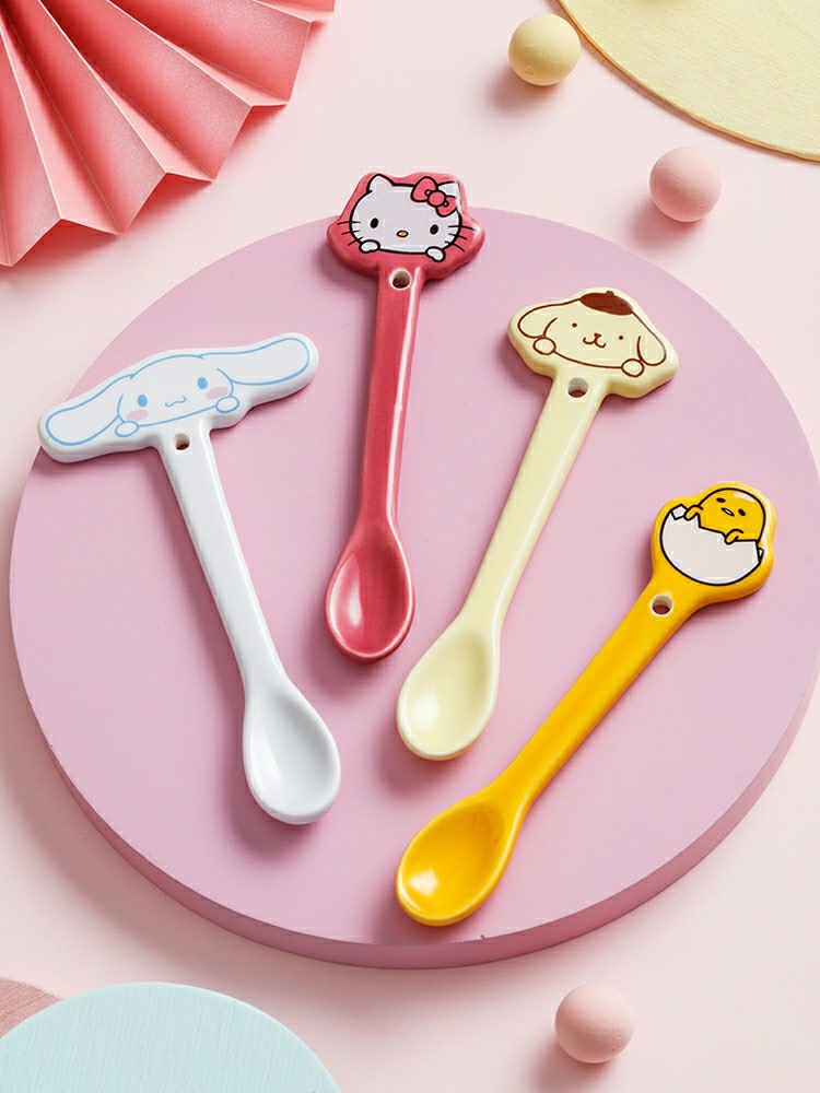 (In-Stock) Sanrio Characters Ceramic Stirring Spoons ~ Hello Kitty ...