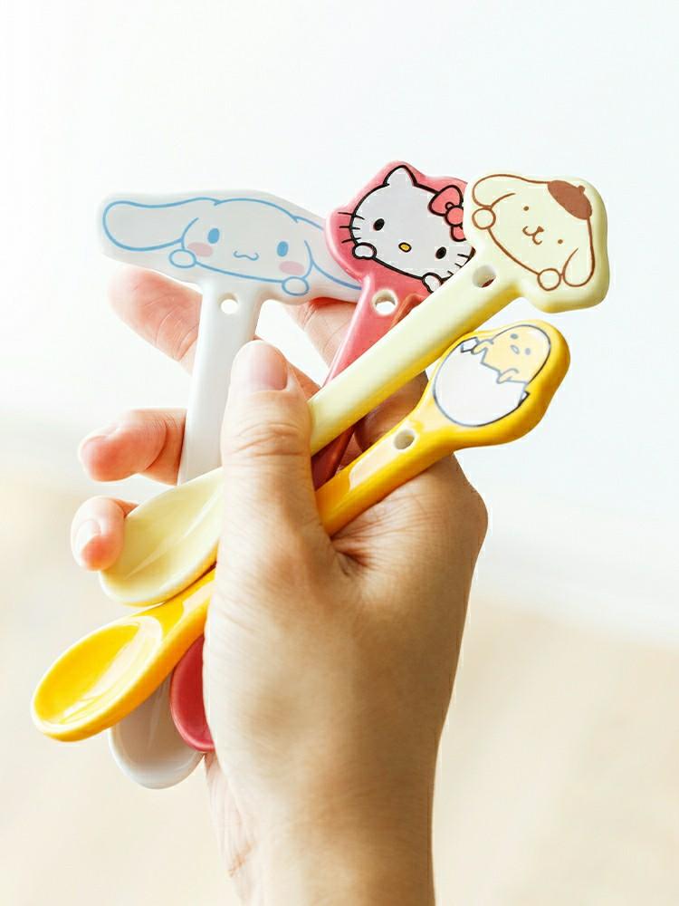 (In-Stock) Sanrio Characters Ceramic Stirring Spoons ~ Hello Kitty ...