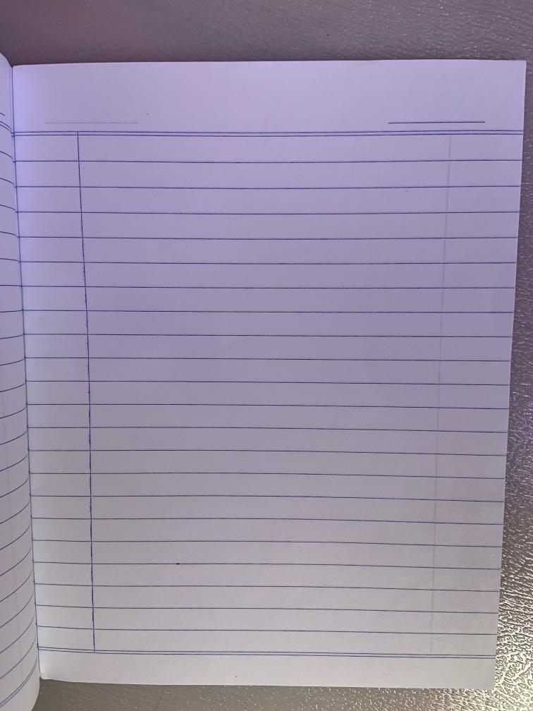 Single line exercise book, Hobbies & Toys, Stationery & Craft ...