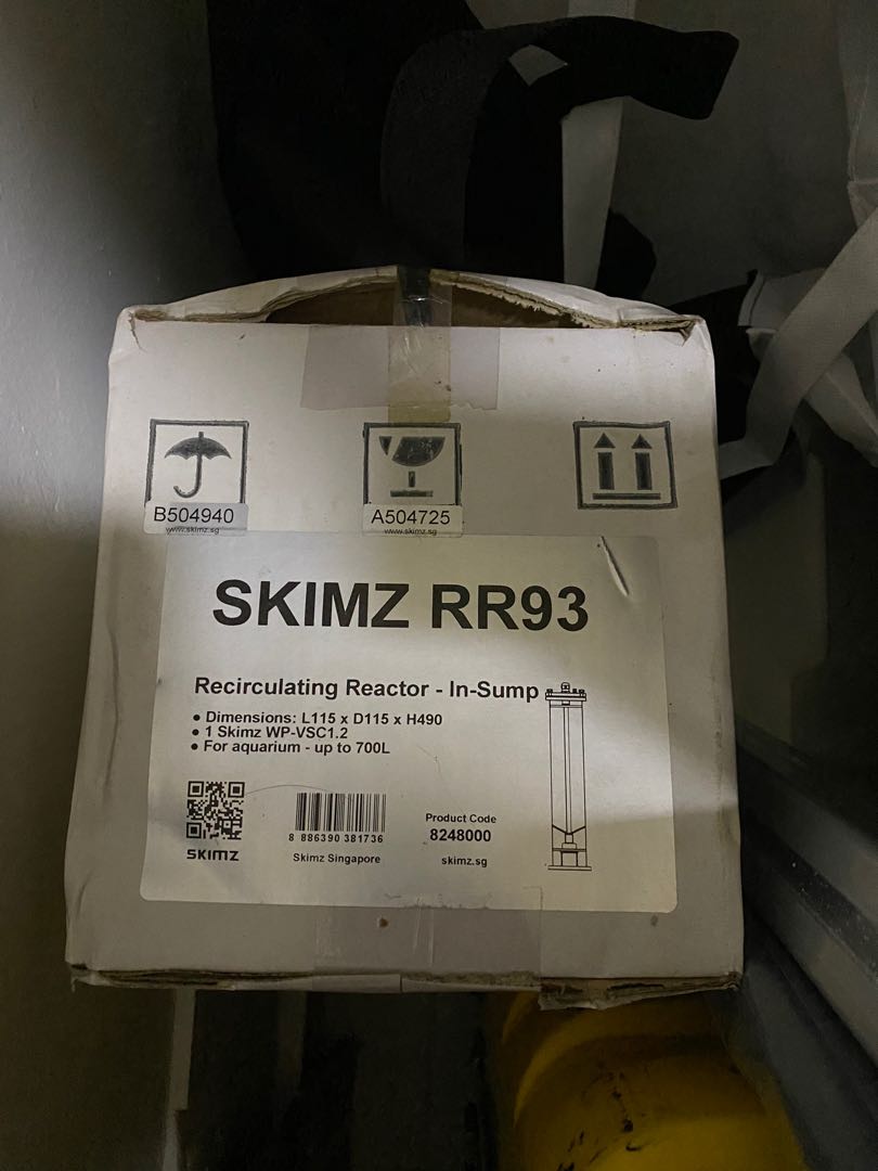 Skimz Reactor RR93 Carbon Rowaphos Biopellet reef, Pet Supplies, Homes ...