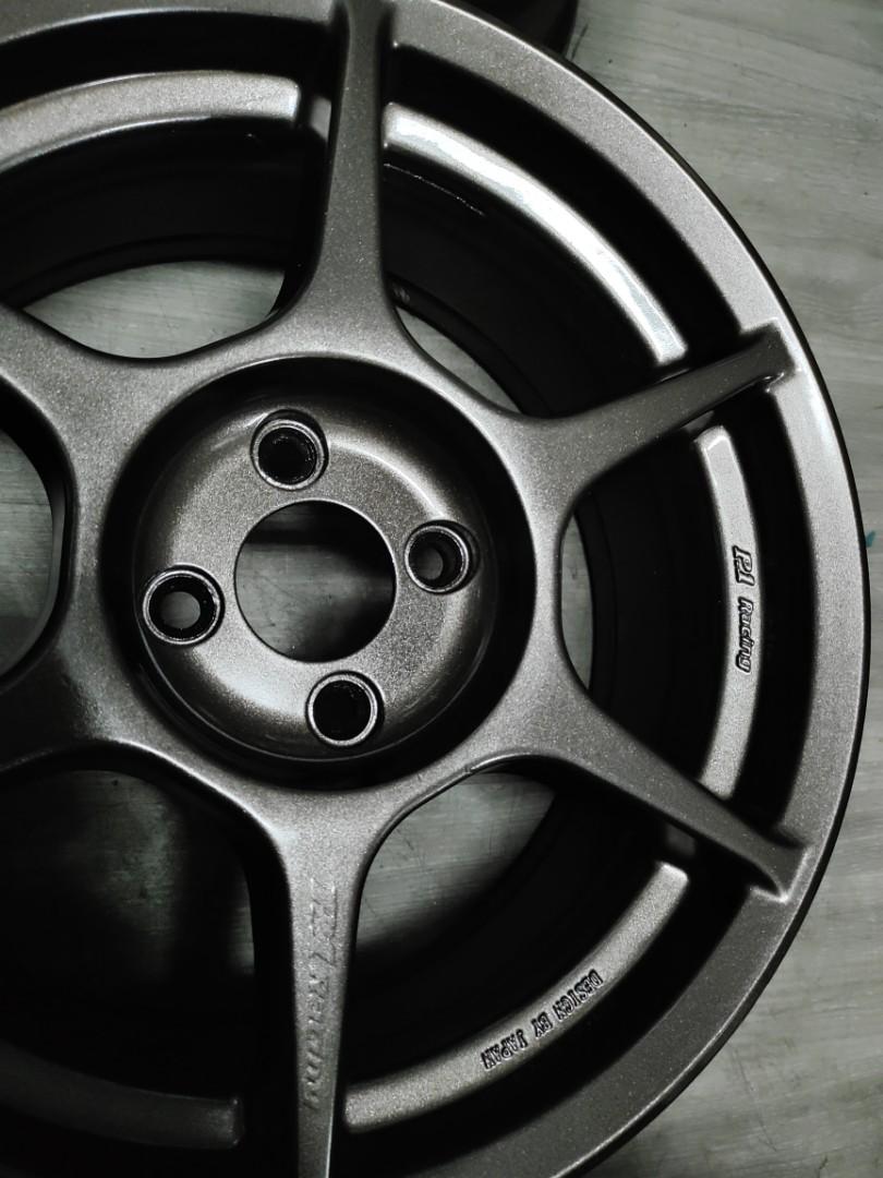 Sport Rim 16 inch Buddy Club P1 Racing Wira Satria Myvi Alza Vios Jazz ...