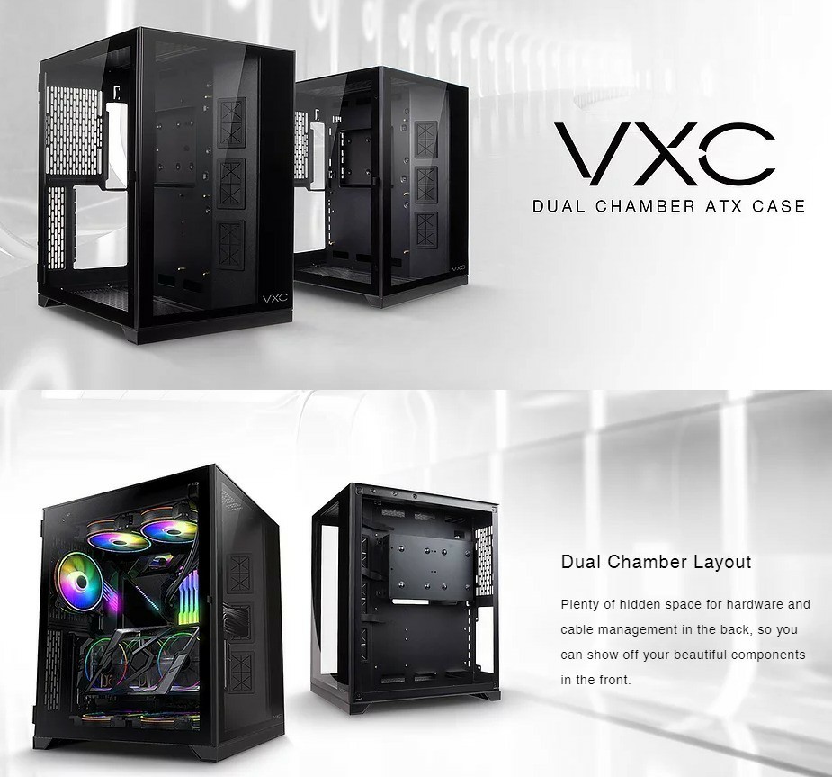 Tecware VXC Compact ATX Glass Panel PC Chassis, Electronics, Computer ...
