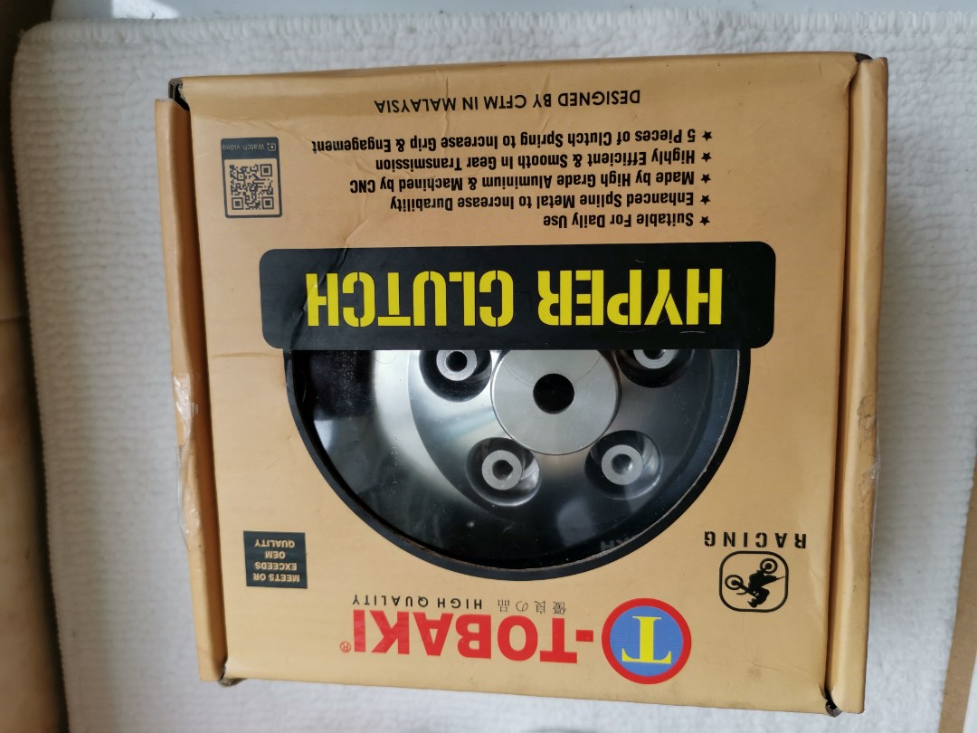 Tobaki Hyperclutch Spark 135 auto clutch, Motorcycles, Motorcycle ...