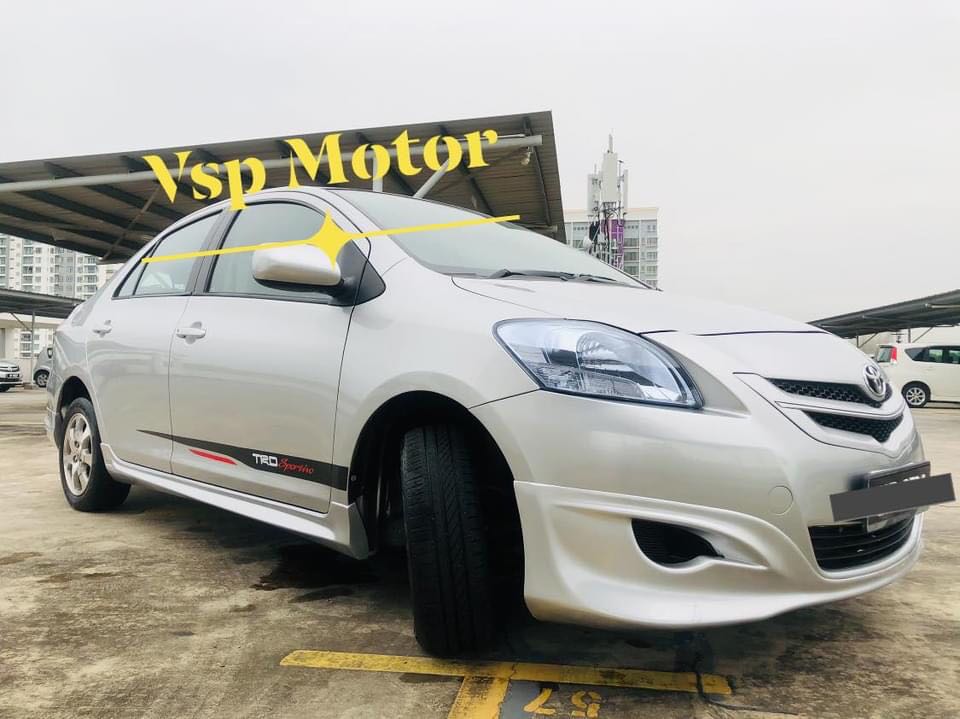 Toyota Vios 1.5 auto - silver TRD, Cars, Cars for Sale on Carousell