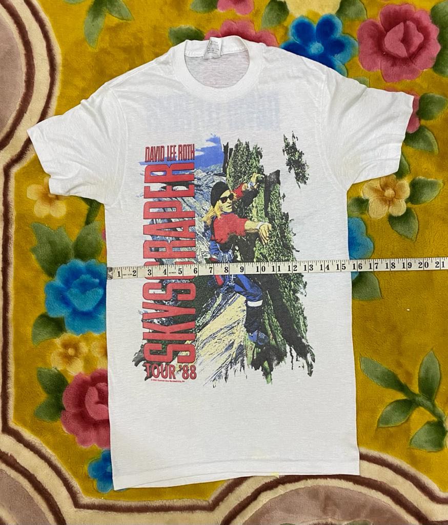 Vintage david Lee roth skyscraper, Men's Fashion, Tops & Sets, Tshirts ...