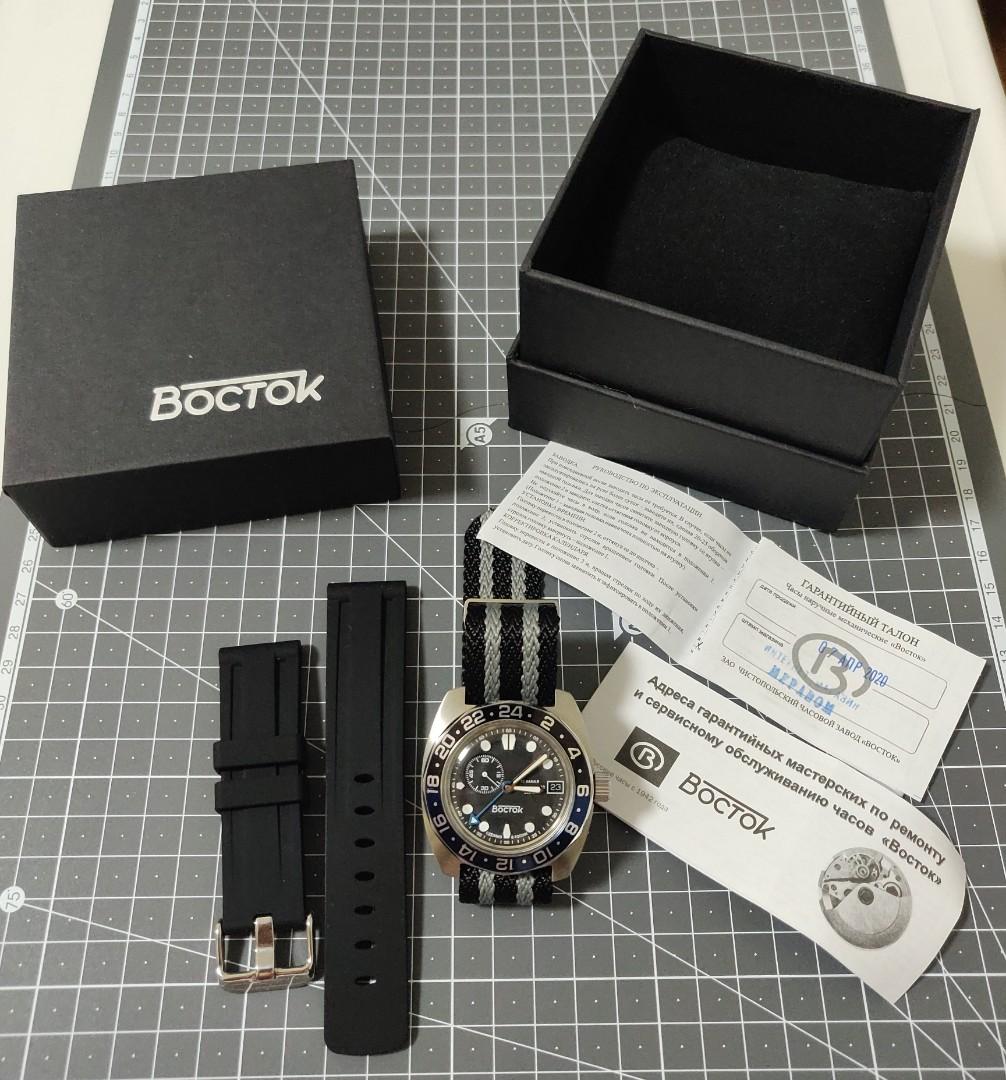 Vostok Watch Amphibian Classic 170863 (Batman bezel), Men's Fashion ...