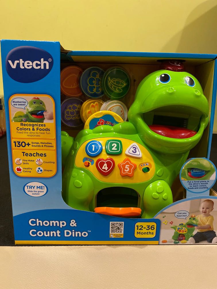 Vtech Chomp and Count Dino, Hobbies & Toys, Toys & Games on Carousell