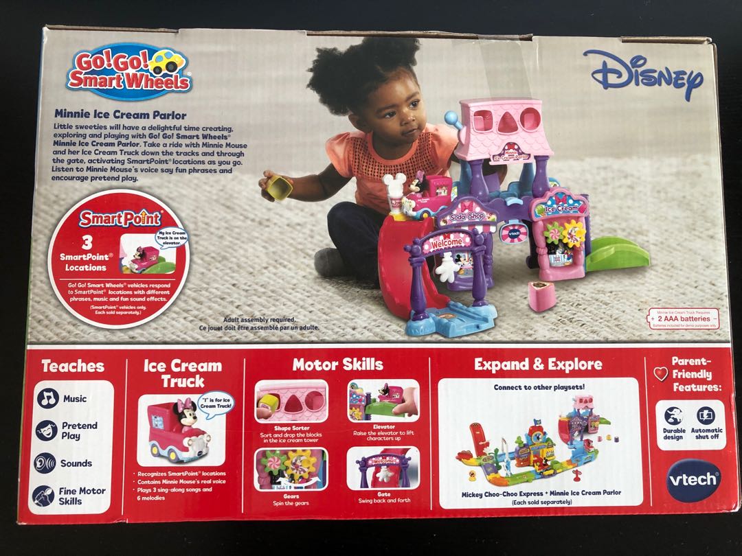 VTech Go! Go! Smart Wheels Minnie Mouse Ice Cream Parlor, Hobbies ...