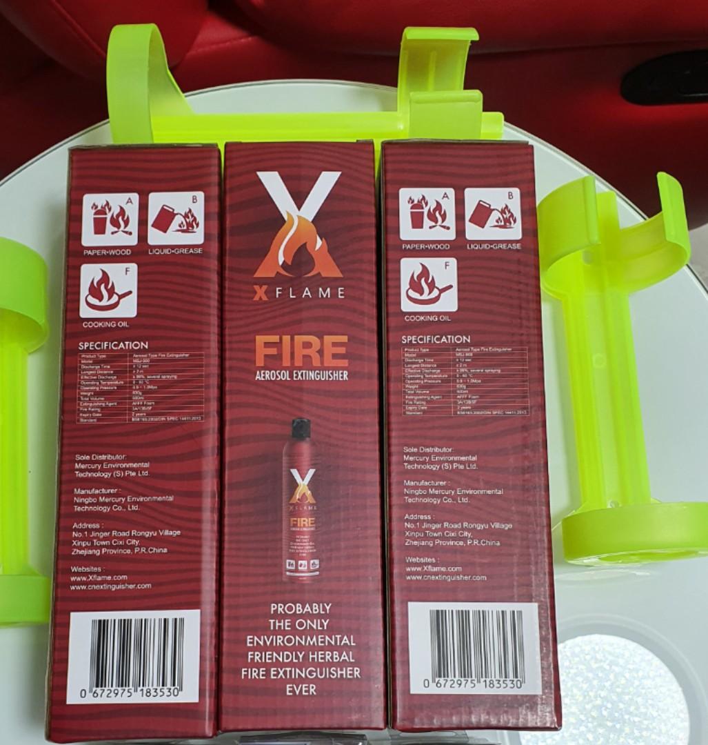 xFlame Fire extinguisher approved by SCDF, Everything Else on Carousell