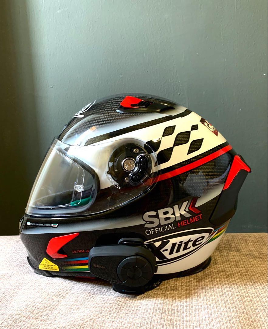 X-Lite X-803 Ultra Carbon SBK, integral helmet, Motorcycles, Motorcycle ...