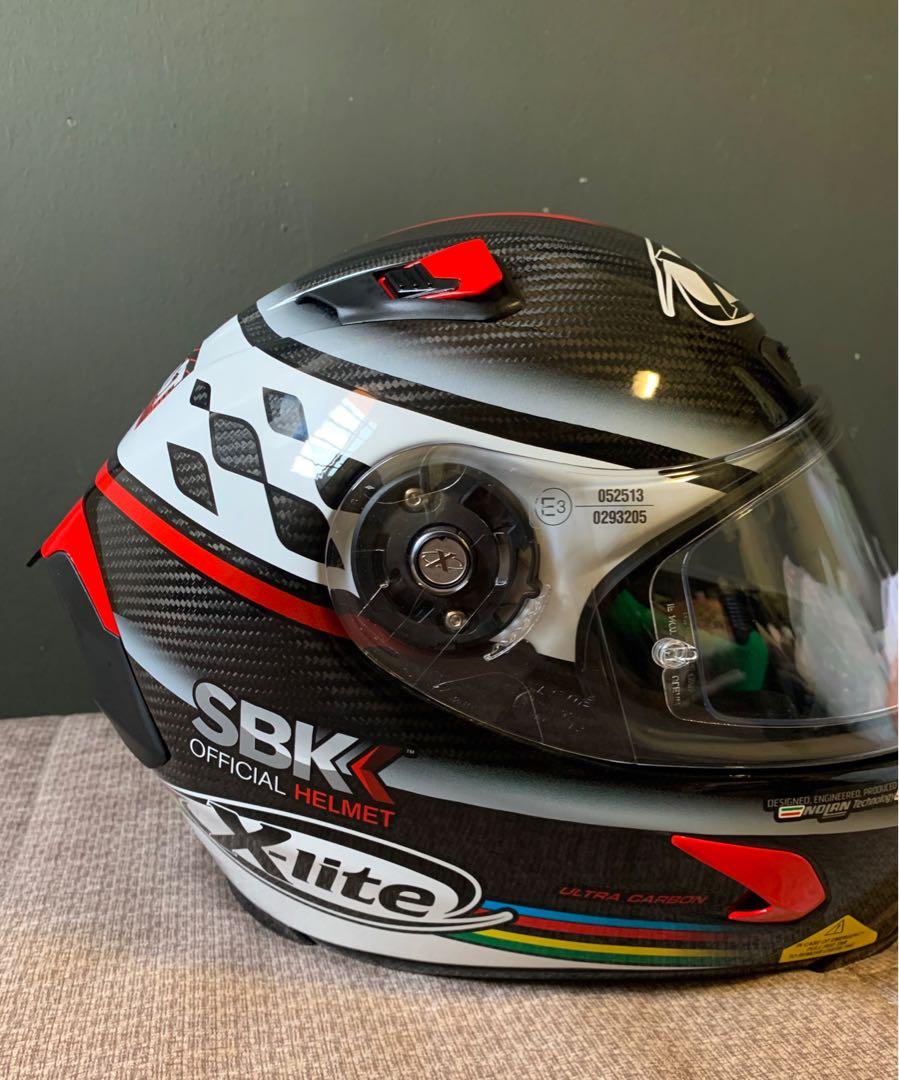 X-Lite X-803 Ultra Carbon SBK, integral helmet, Motorcycles, Motorcycle ...