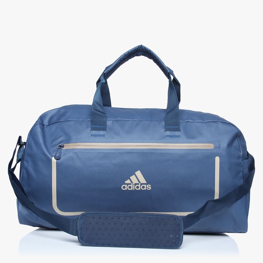 Adidas Teal Blue Duffle Bag (Medium), Men's Fashion, Bags, Belt bags ...