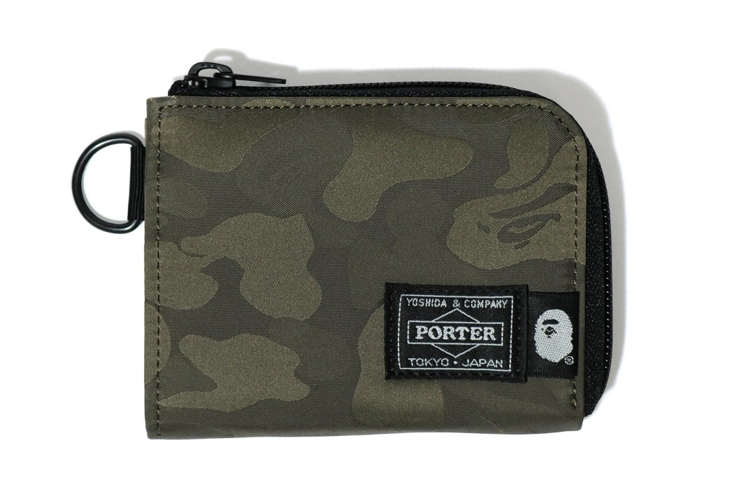 BAPE X PORTER JACQUARD CAMO MINI WALLET, Men's Fashion, Watches ...