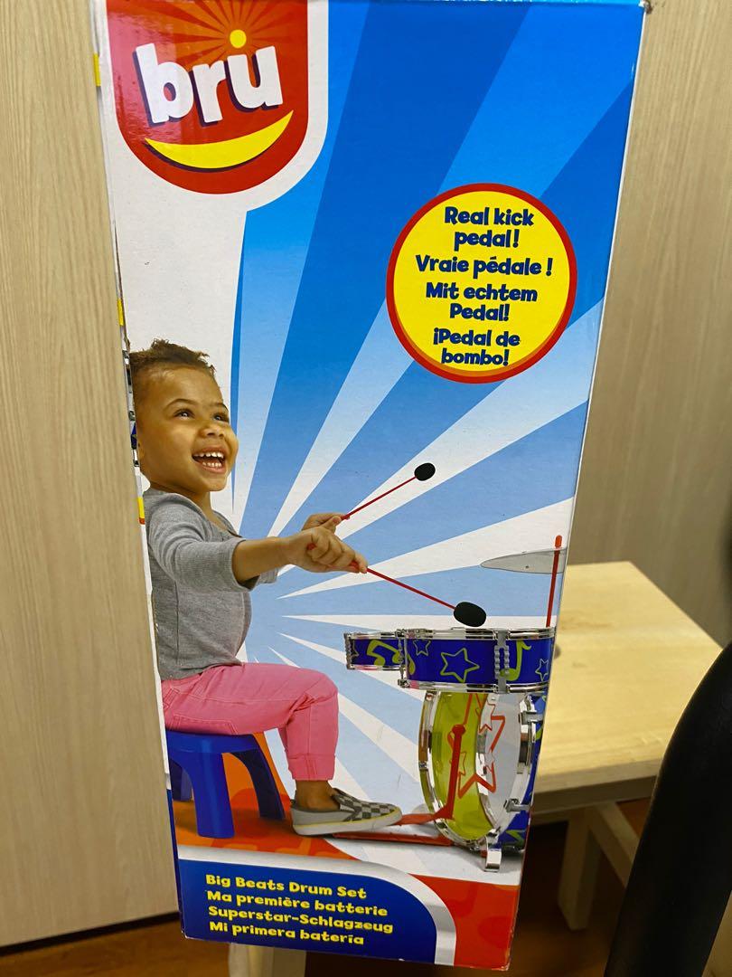 Bru drum set, Hobbies & Toys, Toys & Games on Carousell