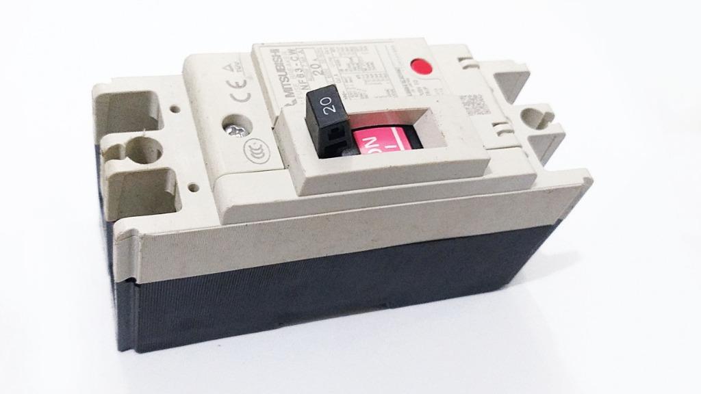 Circuit Breaker 20A Mitsubishi 20 amperes single phase NF63-CW ...