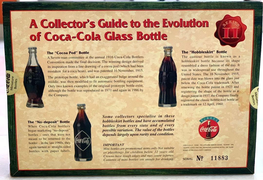 Coca Cola Evolution of it’s glass bottle, Hobbies & Toys, Memorabilia ...