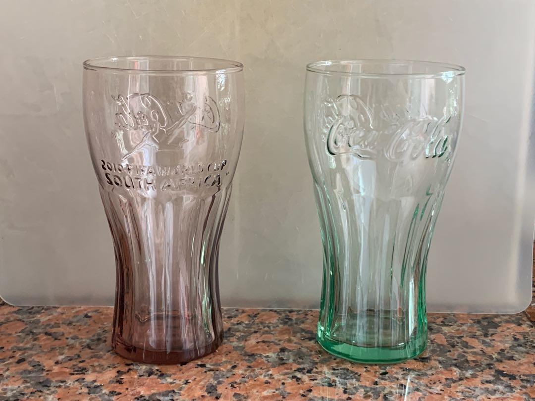 Coke glasses (assorted colours), Furniture & Home Living, Kitchenware ...