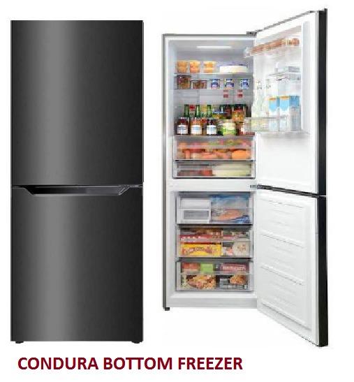 CONDURA CBF-253i (BOTTOM FREEZER) Maxima Two Door Refrigerator, TV ...