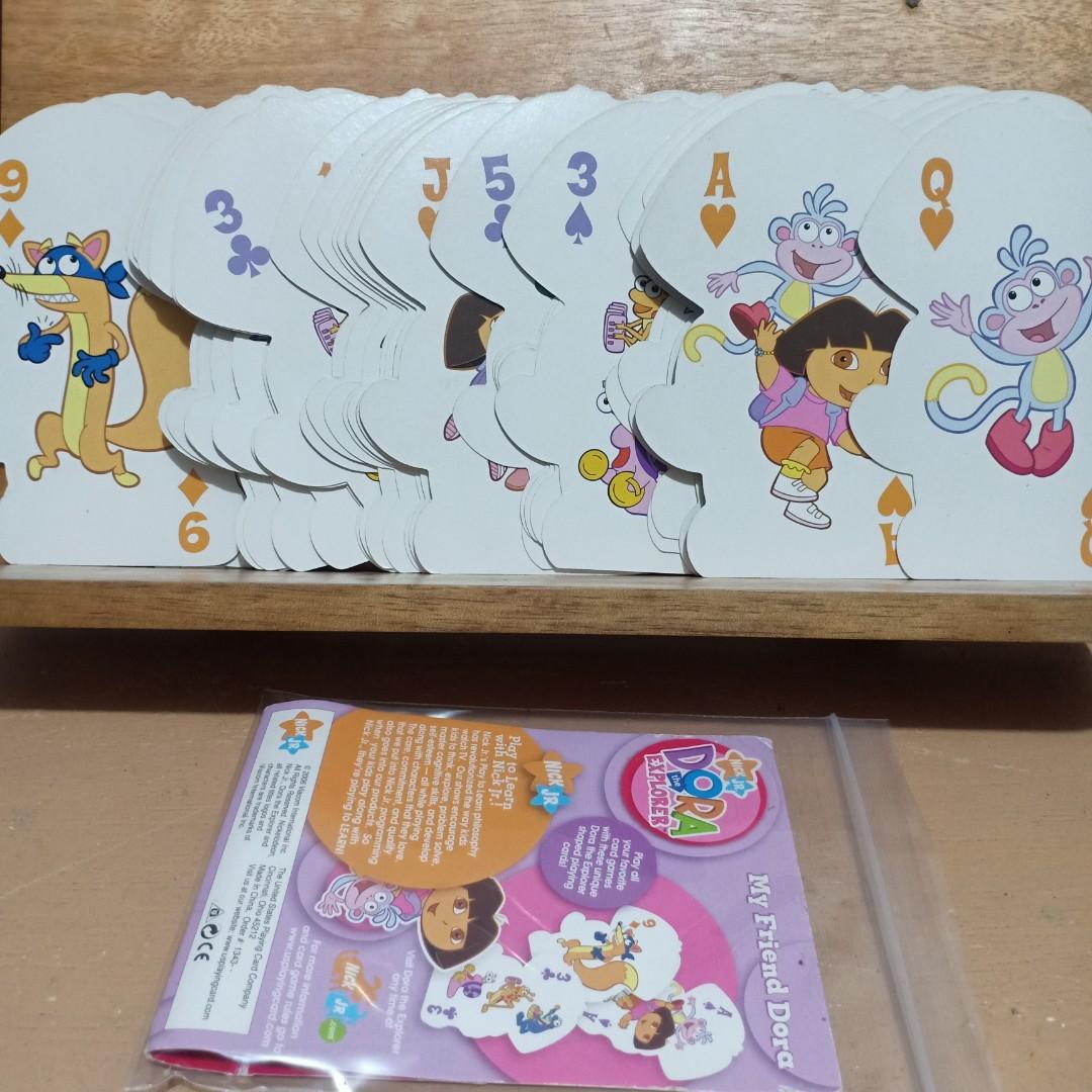 Dora the Explorer Die Cut Playing Cards Bicycle Nickelodeon, Babies ...