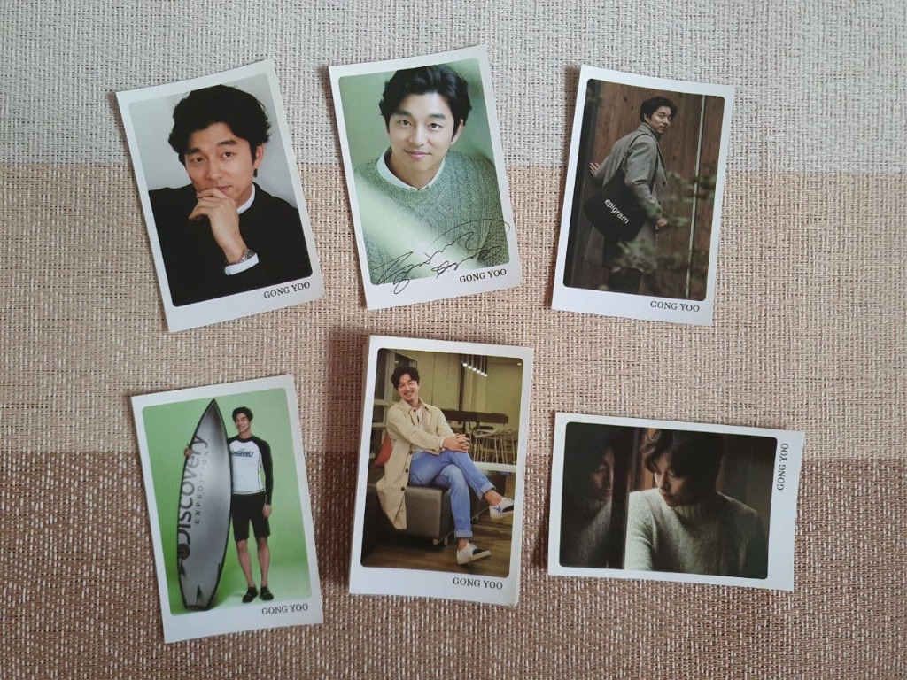 Gong Yoo Cards, Hobbies & Toys, Memorabilia & Collectibles, Fan ...