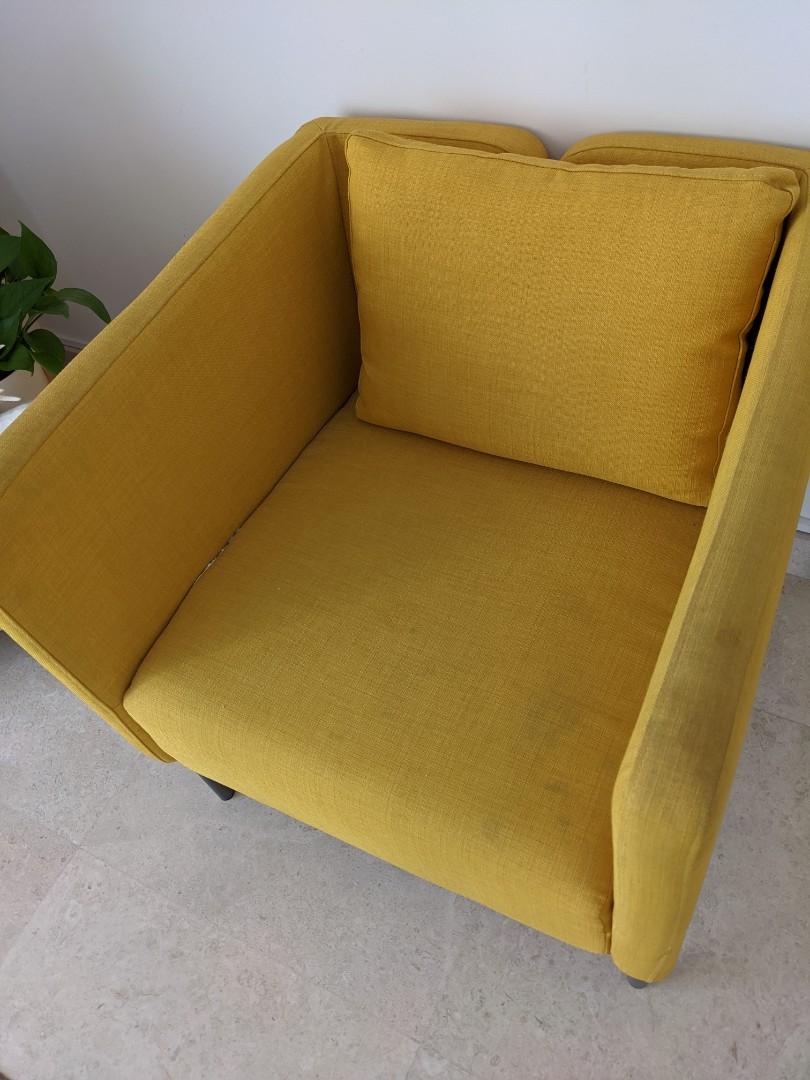 IKEA yellow Ekero chair, Furniture & Home Living, Furniture, Chairs on ...