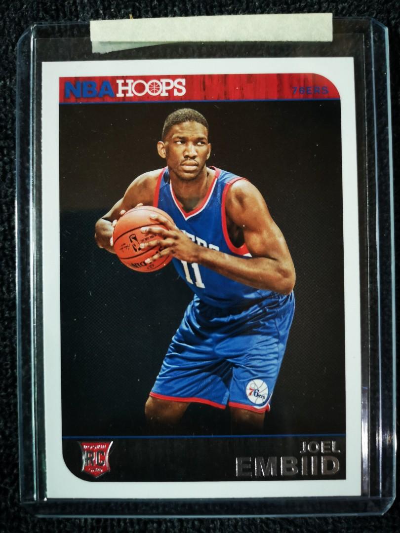 Joel embiid hoops rookie card, Hobbies & Toys, Toys & Games on Carousell