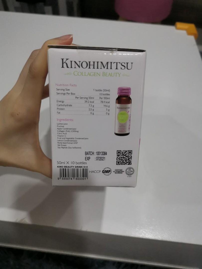 Kinohimitsu Collagen Drink, Health & Nutrition, Health Supplements ...