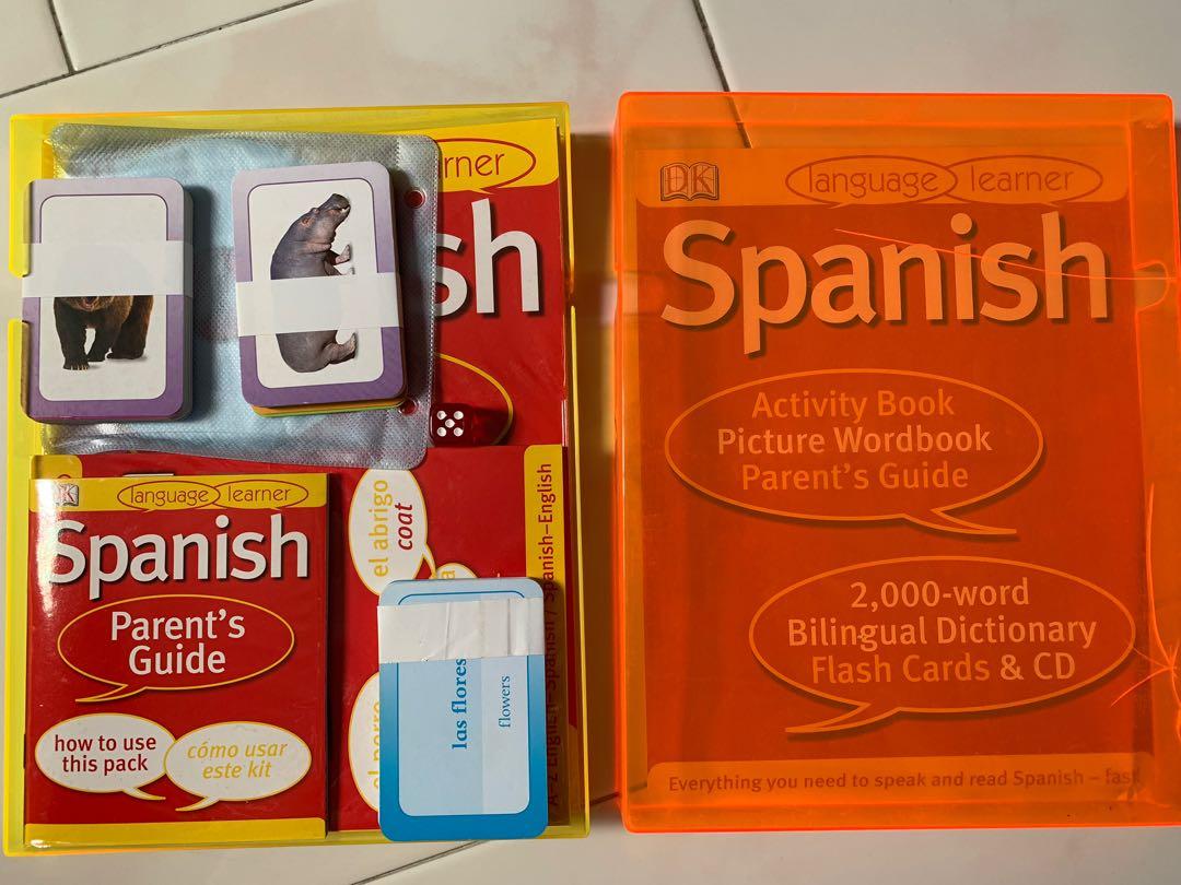 Learn Spanish with Flashcards and CD, Hobbies & Toys, Books & Magazines ...