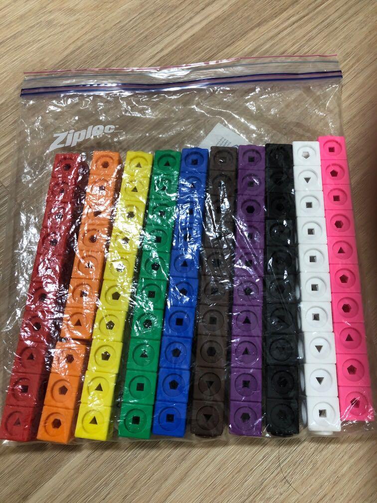 Learning Resources math link cubes, Hobbies & Toys, Toys & Games on ...