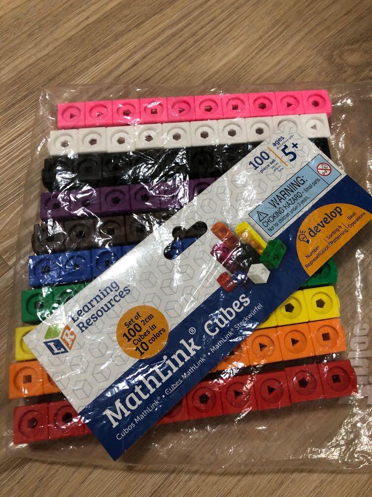 Learning Resources math link cubes, Hobbies & Toys, Toys & Games on ...