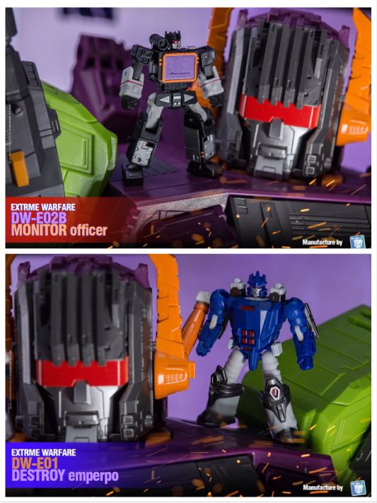 Transformers Dr.Wu - DW-E01 Destroy Emperpo Galvatron & DW-E02B Monitor ...