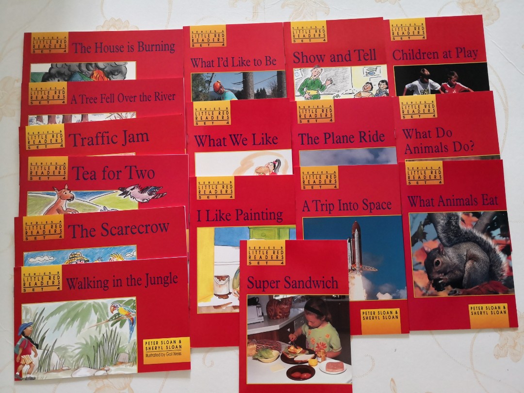 Little Red Readers set 4, Hobbies & Toys, Books & Magazines, Children's ...
