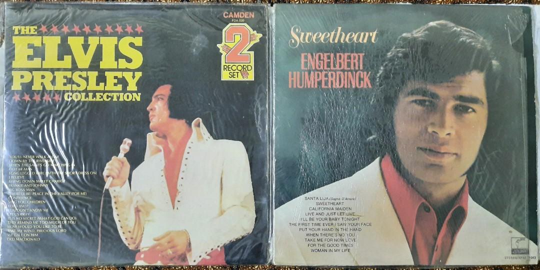 LP Record Elvis and Engelbert, Hobbies & Toys, Music & Media, CDs ...