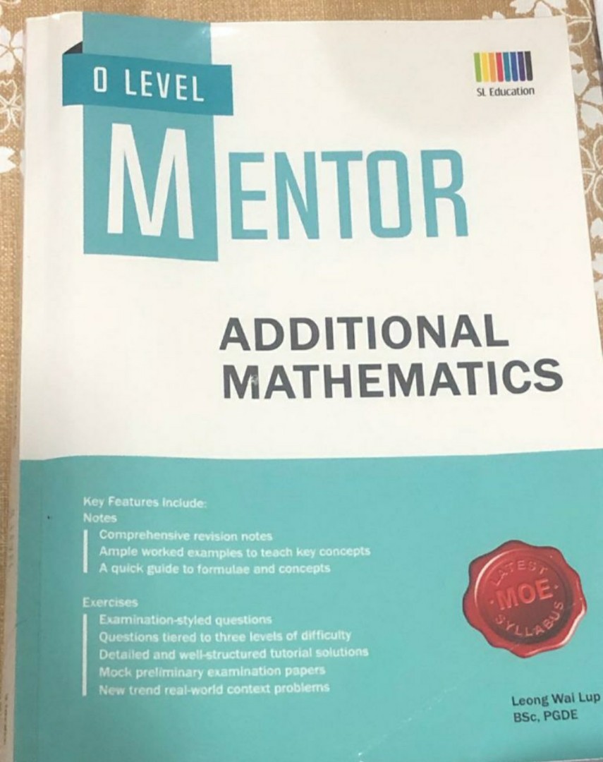 Mentor Additional Mathematics O levels, Hobbies & Toys, Books ...