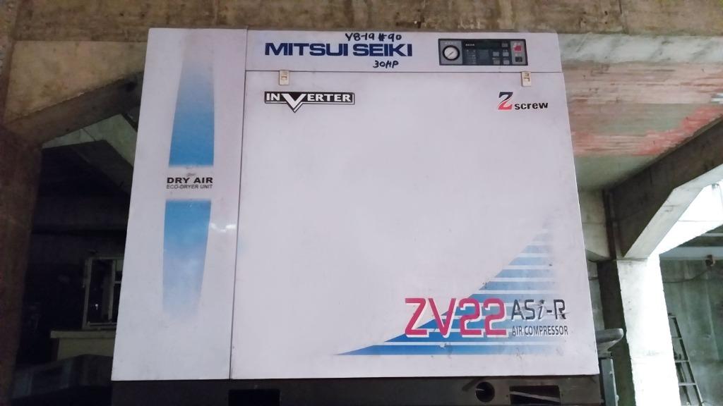 Mitsui Seiki Dry Air Eco Dryer Unit 30HP Z Screw ZV22 Asi-R Air dryer ...