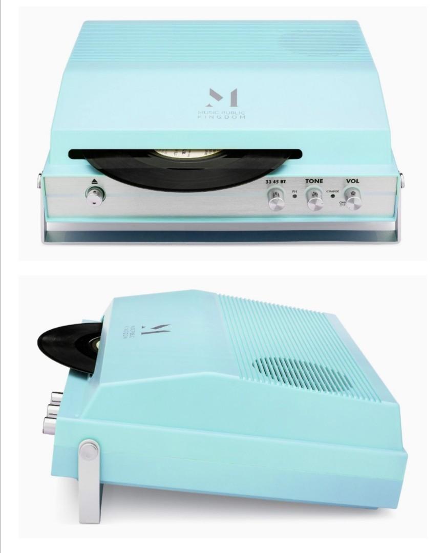 Music Public Kingdom Turntable TT228 Retro Classic Design 7 Inch 45 Rpm ...