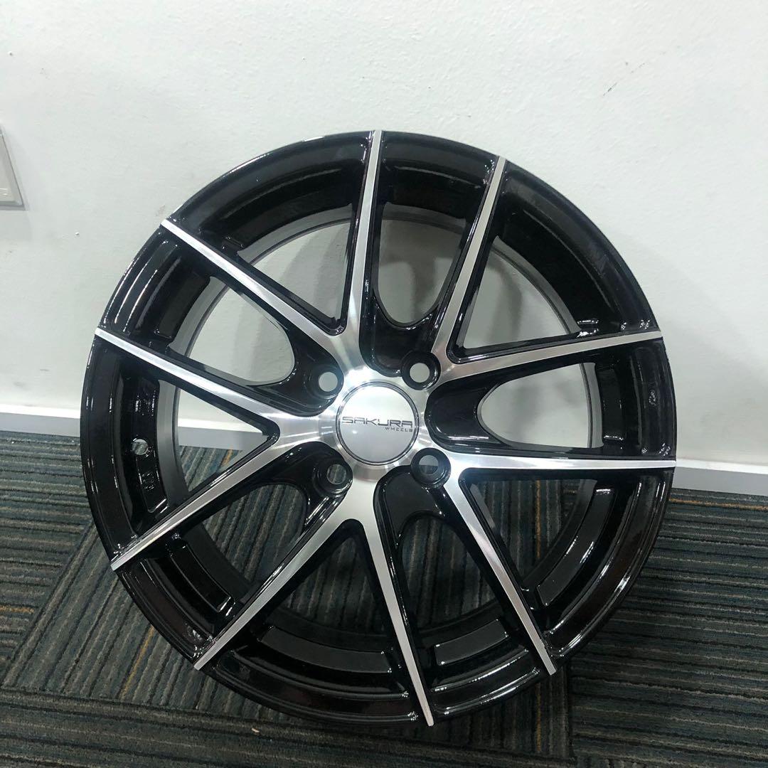 New 15” Design Sport Rim 15x6.5 et38 4x100 Honda Fit Jazz Shuttle ...