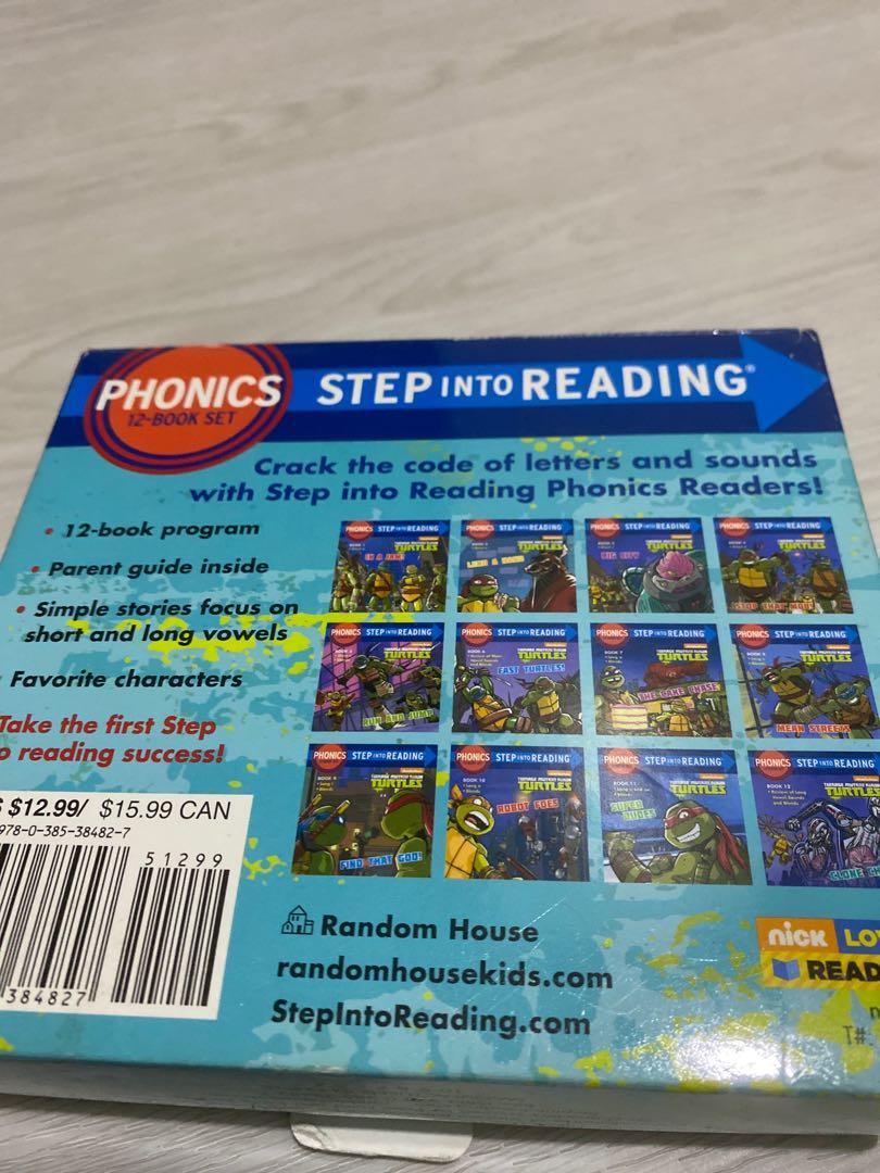 Ninja Turtles Phonics Step into Reading, Hobbies & Toys, Books ...