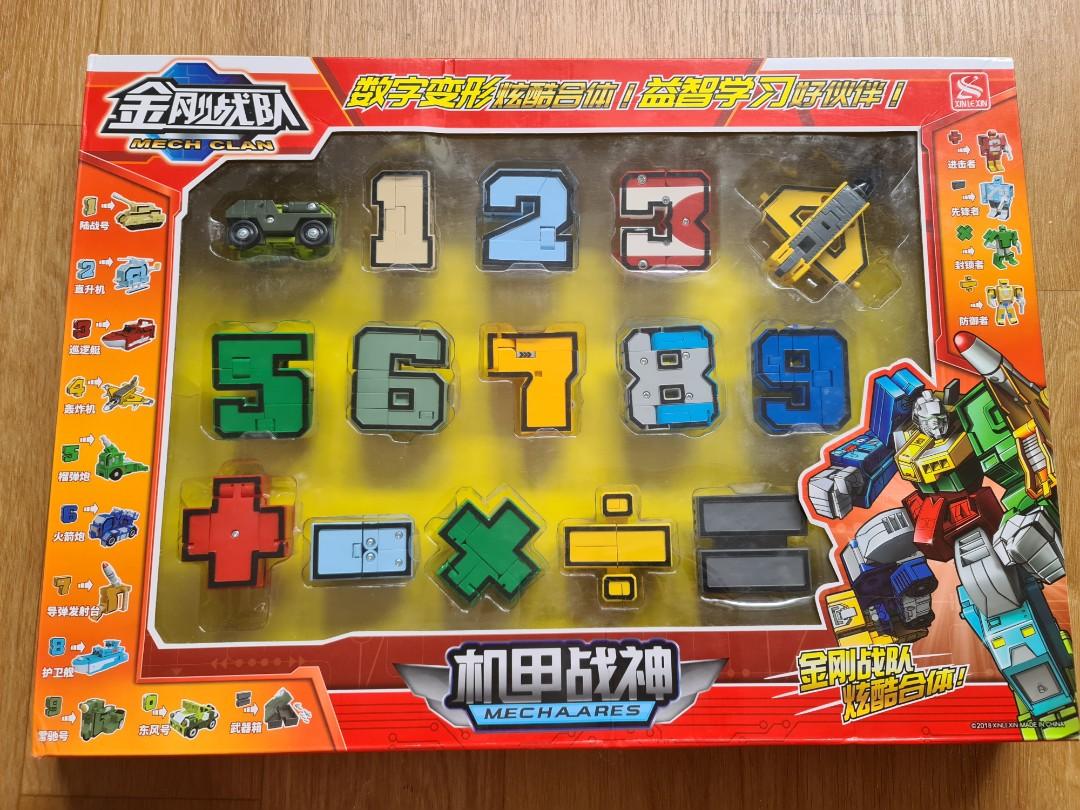 Number Transformers, Toys & Games, Bricks & Figurines on Carousell