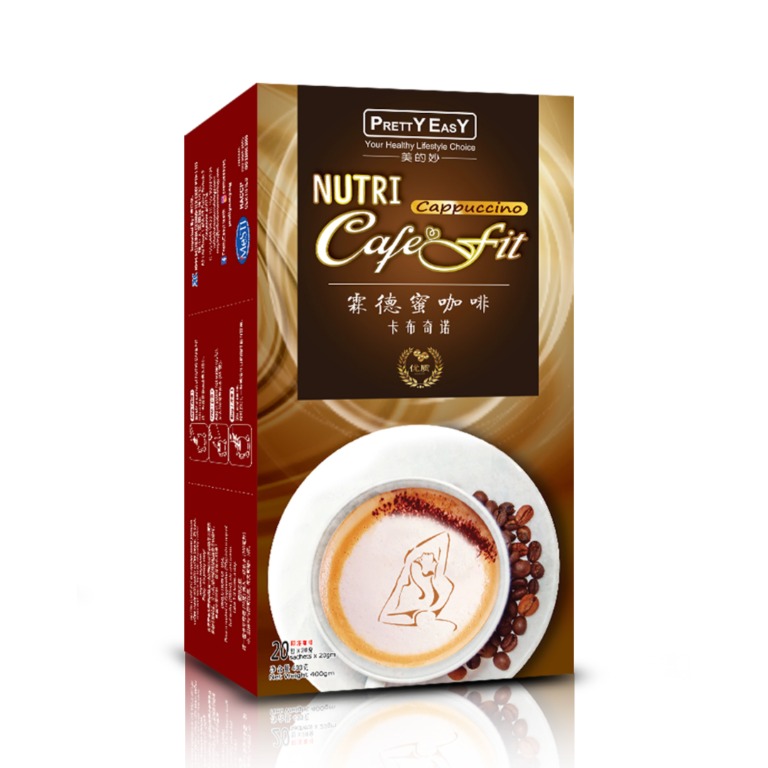 Pretty Easy Nutri Cafe Fit Cappuccino (20gm x 20 sachets) - Prebiotic ...