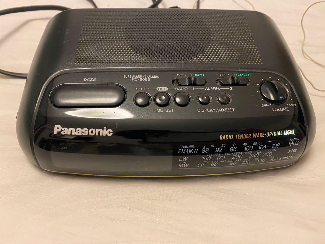 Panasonic Radio Alarm Clock, Furniture & Home Living, Home Decor ...