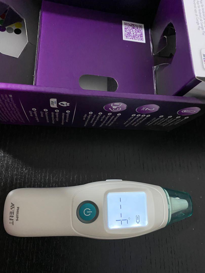Philips Avent Ear Thermometer, Health & Nutrition, Thermometers on ...