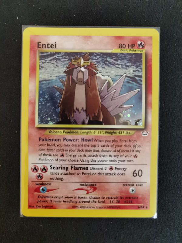 Pokemon TCG Neo Revelations Entei 6/64, Hobbies & Toys, Toys & Games on ...