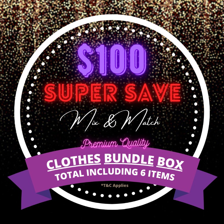 [PREMIUM] SUPER SAVE DEAL-$100 MIX & MATCH BUNDLE BOX INCLUDING 6 ITEMS ...