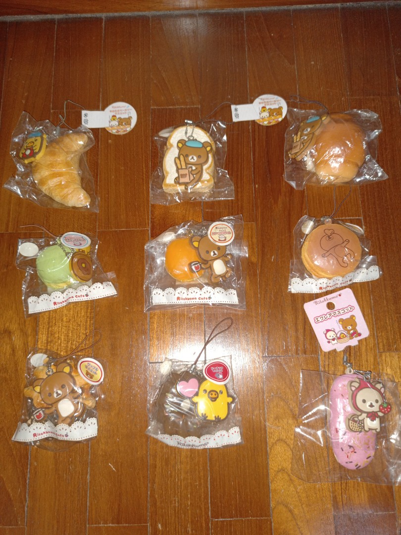 rare rilakkuma tagged squishies, Everything Else on Carousell