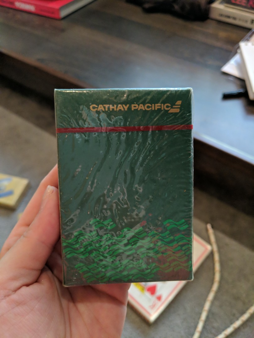 SEALED 1980s Cathay Pacific playing cards, Hobbies & Toys, Memorabilia ...