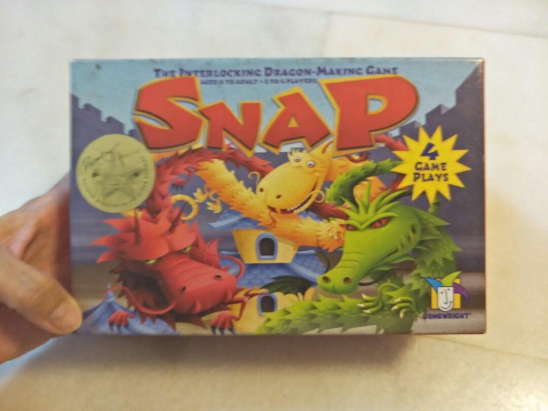 SNAP - The Interlocking Dragon - Making Game by Gamewright, Hobbies ...