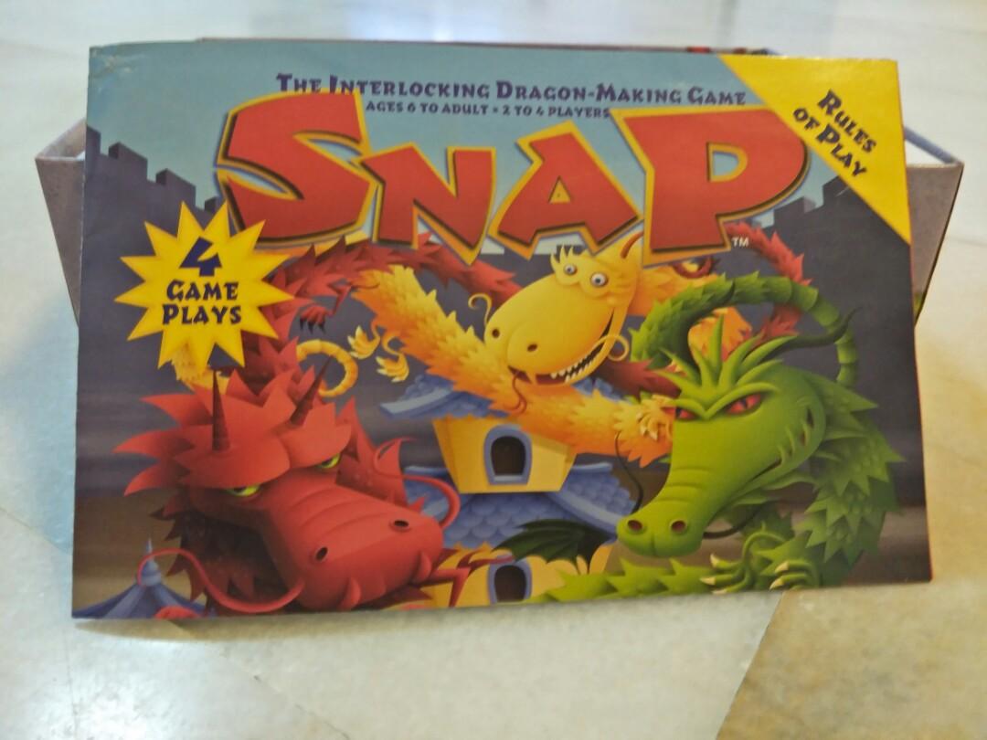 SNAP - The Interlocking Dragon - Making Game by Gamewright, Hobbies ...
