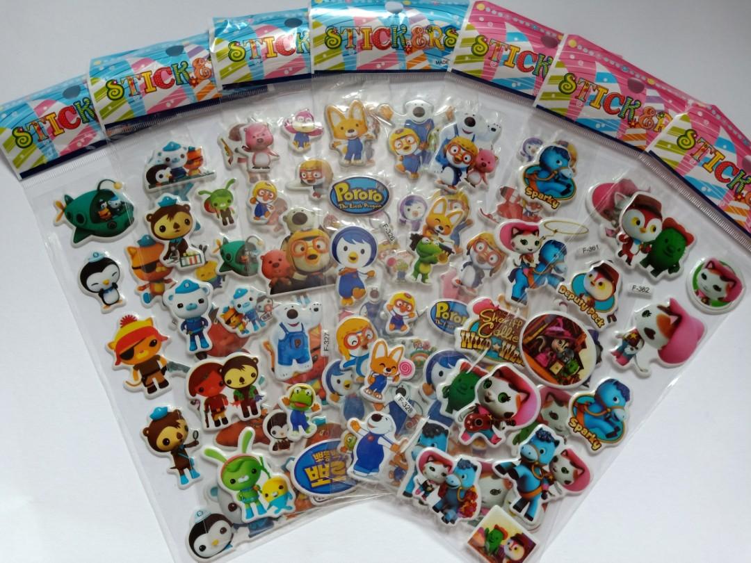 Stickers! paw patrol Peppa pig PJ mask Siderman avengers octonauts ...